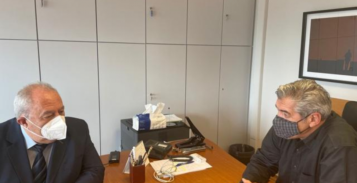 Συνάντηση του Πελοπίδα Καλλίρη, Διοικητή της Ειδικής Υπηρεσίας Δίκαιης ...